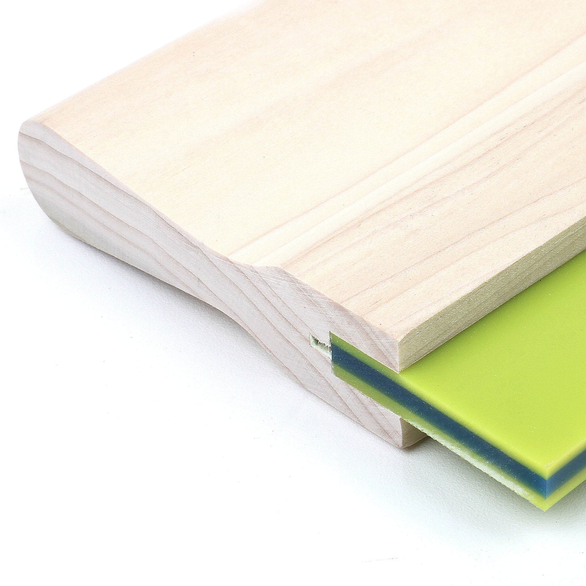 Wood Handled Squeegee 70/90/70 Triple Durometer – Screen Printing Solutions